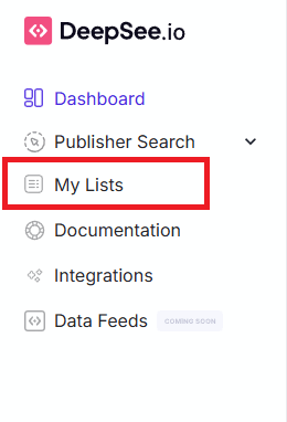How to Upload a List on the DeepSee.io Portal - deepsee.io